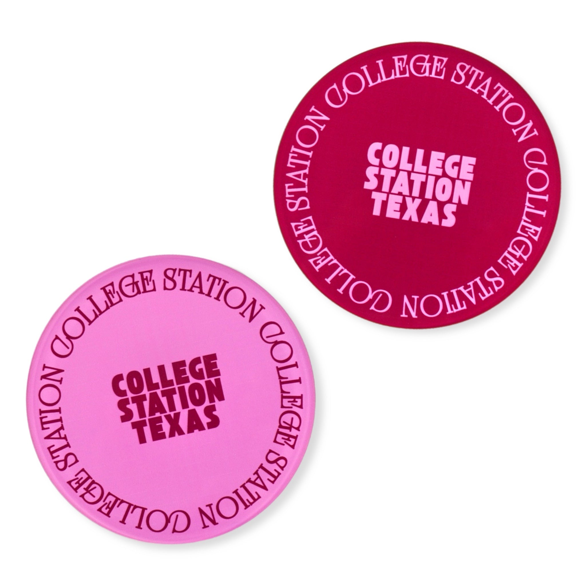 College Station Texas Acrylic Coaster – MadHouse